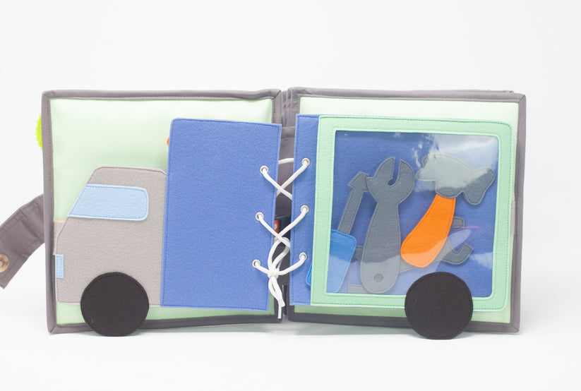 Little Mechanic Creative Play Quiet Book – Educating AMY
